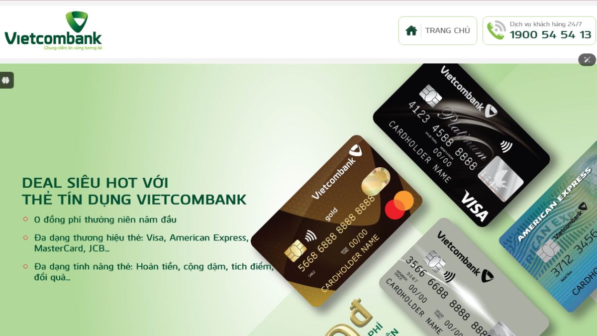Hướng dẫn cách làm thẻ VISA Vietcombank đơn giản